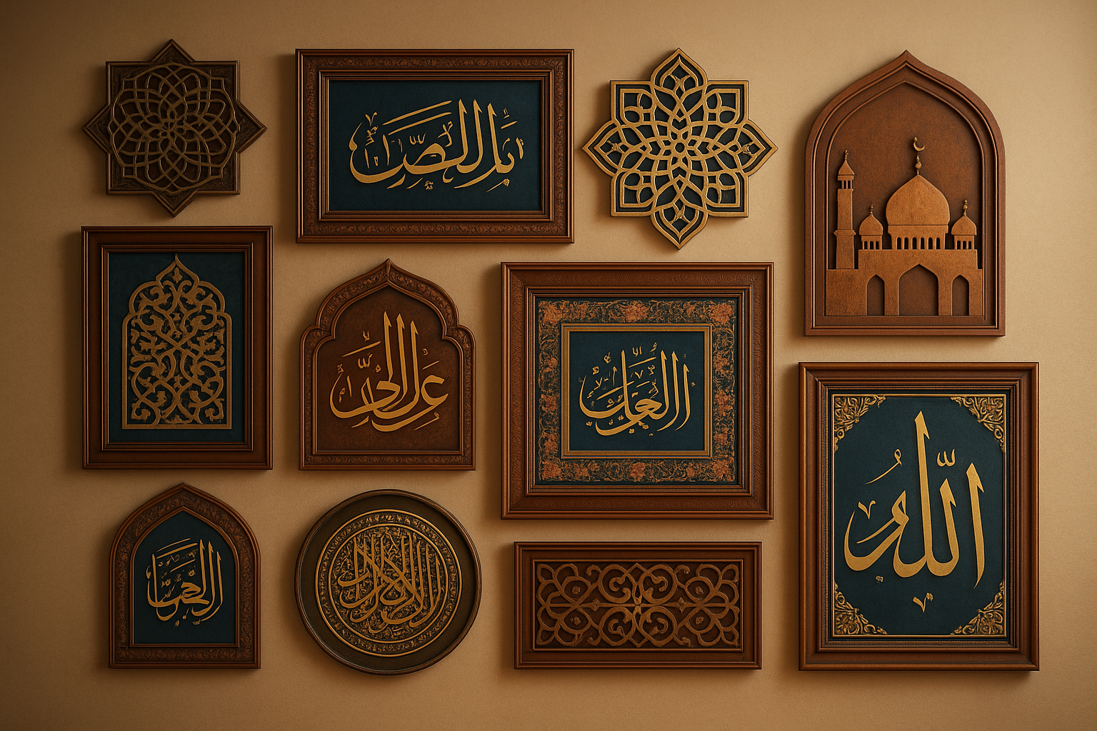 Islamic Calligraphy Wall Art with Free Delivery Pakistan | QalbDecor ...
